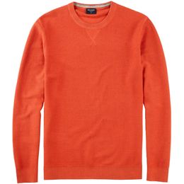 OLYMP Strickpullover, Baumwolle, für Herren, rot, L