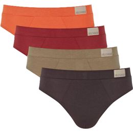 Sloggi Pants, Logo-Bund, uni, für Herren, braun, XL