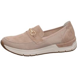 Rieker Slipper, Schmuckelement, Vegan, für Damen, rosa, 38