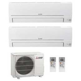 Mitsubishi Basic MSZ-HR25VF + MSZ-HR35VF R32 MultiSplit Duo Wandgerät - 2,5 kW + 3,5 kW I 9000 BTU + 12000 BTU