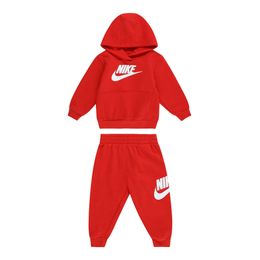 Nike Sportswear Jogginganzug 'CLUB FLEECE' Jungen Gr&ouml;&szlig;e 86/92 rot / wei&szlig;