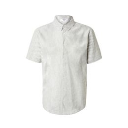 DAN FOX APPAREL Button Up Shirt 'Selim' male size L mottled green / White