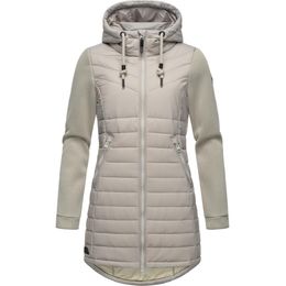 Ragwear Mantel 'Sandrra' Damen Gr&ouml;&szlig;e S kitt / schwarz