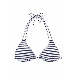 Venice Beach Bikinitop Damen Gr&ouml;&szlig;e 70 navy / wei&szlig;