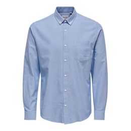Only & Sons Only & Sons Hemd 'Alvaro' Herren Gr&ouml;&szlig;e XXL rauchblau
