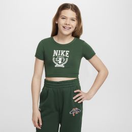 Nike Sportswear Grafik-T-Shirt für ältere Kinder (Mädchen) - Grün