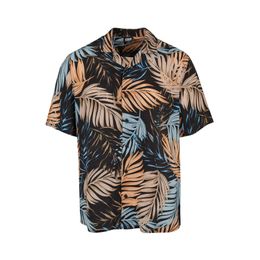 Urban Classics Button Up Shirt male size XXXL Beige / Camel / Smoke blue / Black