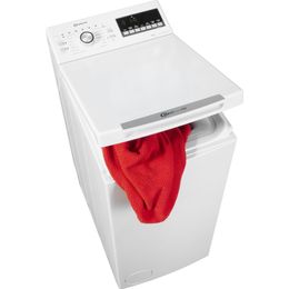 B (A bis G) Bauknecht Waschmaschine Toplader "WMT 6513 B5" Waschmaschinen weiß Toplader