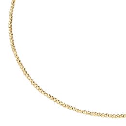 Collier Smart Jewel "mit facettierten Kugeln, Silber 925" Halsketten Gr. 45 cm, Silber 925 (Sterlingsilber), goldfarben (gold> <) Damen Colliers