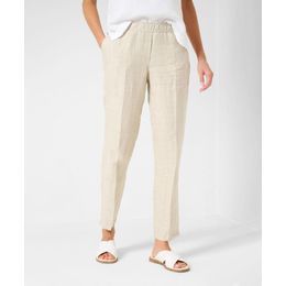 Culotte Brax "Style MARON S" Gr. 38K (19), Kurzgrößen, beige Damen Hosen Culottes Hosenröcke