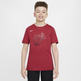 Miami Heat Essential Nike NBA-T-Shirt für ältere Kinder (Jungen) - Rot
