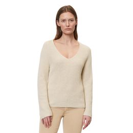 Marc O'Polo Strickpullover MARC O'POLO "aus Organic Cotton-Qualität" Gr. XL, beige Damen Pullover