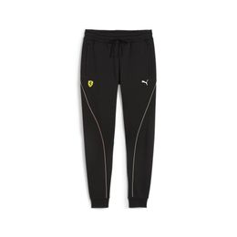 Sporthose Puma "Scuderia Ferrari Race Motorsport Jogginghose Herren" Gr. L, Normalgrößen, schwarz (black) Herren Hosen