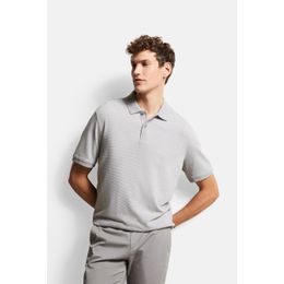 Poloshirt Bugatti Gr. M, grau (hellgrau) Herren Shirts Kurzarm