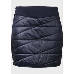 Schöffel Sweatrock SCHÖFFEL "Thermo Skirt Stams L" Gr. 48, blau (dunkelblau) Damen Röcke