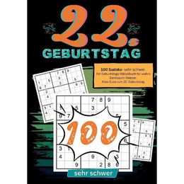 tredition 22. Geburtstag- Sudoku Geschenkbuch - Geburtstage mit Sudoku, Kartoniert (TB)