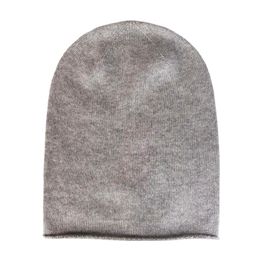 Beanie Zwillingsherz grau (hellgrau) Damen Mützen Beanies