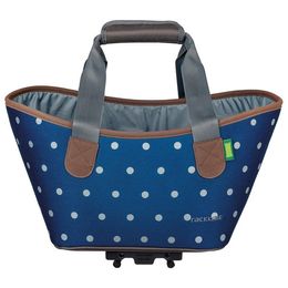 Fahrradtasche Racktime Taschen Gr. B/H/T: 34 cm x 25,5 cm x 37 cm, blau (blau gepunktet) Fahrradtaschen