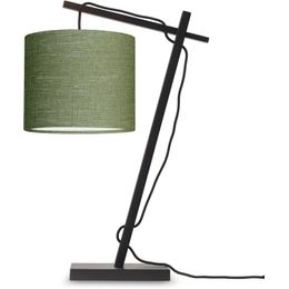 Good&Mojo Tischleuchte GOOD&MOJO "Andes" Lampen Gr. Ø 15 cm Höhe: 46 cm, grün Designlampe Tischlampen