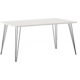 Ablagetisch Schildmeyer "Fynn" Tische Gr. B/H/T: 160,0 cm x 74,0 cm x 80,0 cm, weiß (weiß, schwarz, weiß) Beistelltische