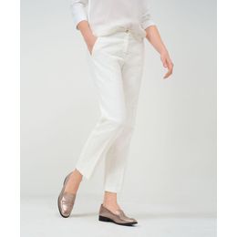 3/4-Hose Brax "Style MARON S" Gr. 40K (20), Kurzgrößen, weiß (offwhite) Damen Hosen Caprihosen 3/4