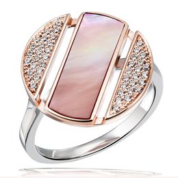 Silberring Goldmaid Fingerringe Gr. 17, Silber 925 (Sterlingsilber), rosegold (roßégoldfarben) Damen Fingerringe