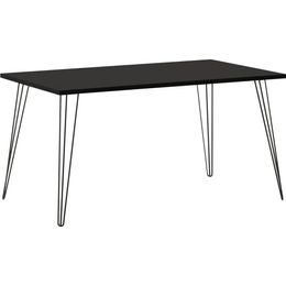 Ablagetisch Schildmeyer "Fynn" Tische Gr. B/H/T: 140,0 cm x 74,0 cm x 80,0 cm, schwarz (schwarz, schwarz, 80,0) Beistelltische