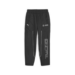 Sporthose Puma "Mercedes-AMG Petronas Motorsport Garage Crew Hose Herren" Gr. L, Normalgrößen, schwarz (black) Herren Hosen