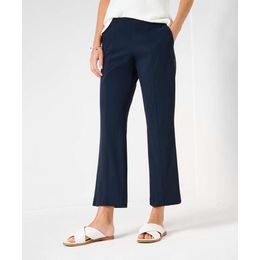 Caprihose Brax "Style MALIA S" Gr. 42K (21), Kurzgrößen, blau (navy) Damen Hosen Caprihosen 3/4