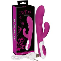 Rabbit-Vibrator Javida "Javida Heating Vibe" Vibratoren lila Klassische Vibratoren