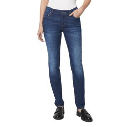 Marc O'Polo Slim-fit-Jeans MARC O'POLO "aus stretchigem Cashmere-Touch-Denim" Gr. 34 34, Länge 34, blau Damen Jeans Röhrenjeans