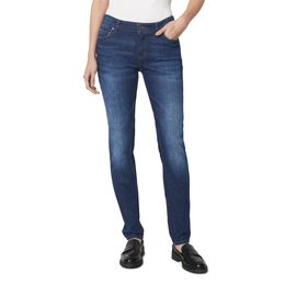 Marc O'Polo Slim-fit-Jeans MARC O'POLO "aus stretchigem Cashmere-Touch-Denim" Gr. 36 34, Länge 34, blau Damen Jeans