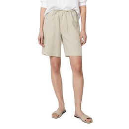 Marc O'Polo Shorts MARC O'POLO "aus leichter Qualität" Gr. 42, Normalgrößen, beige Damen Hosen Gerade