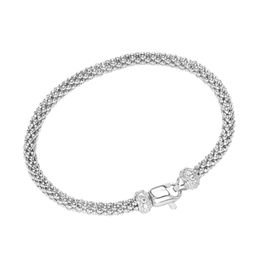 Armband Smart Jewel "Himbeerkette, Zirkonia Steine, Silber 925" Armbänder Gr. 19 cm, Silber 925 (Sterlingsilber), silberfarben (silber) Damen Armbänder Silber