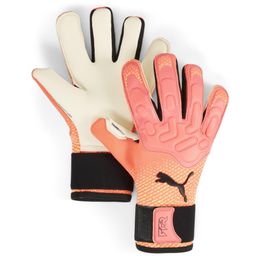 Torwarthandschuhe Puma "FUTURE Pro Hybrid Erwachsene" Gr. 10, sunset glow sun stream black pink orange Herren Handschuhe Sporthandschuhe