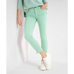 5-Pocket-Jeans Brax "Style ANA S" Gr. 48K (24), Kurzgrößen, grün (mint) Damen Jeans 5-Pocket-Jeans