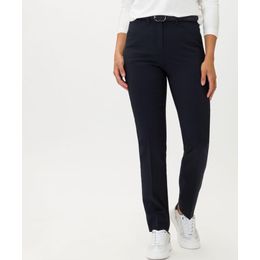 Jogginghose RAPHAELA BY Brax "Style PAULINE" Gr. 52K (26), Kurzgrößen, blau (navy) Damen Hosen Freizeithosen