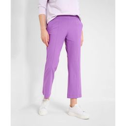 Caprihose Brax "Style MALIA S" Gr. 44, Normalgrößen, lila (violett) Damen Hosen Caprihosen 3/4