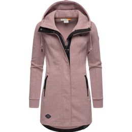 Sweatjacke Ragwear "Letty Intl." Gr. 4XL (48), lila (mauve) Damen Sweatjacken