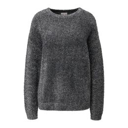 Strickpullover s.Oliver Gr. 36, grau (grey, black) Damen Pullover Rundhalspullover