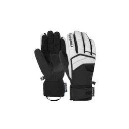 Skihandschuhe Reusch "Steven R-TEX XT" Gr. 10, schwarz-weiß (schwarz, weiß) Damen Handschuhe Sporthandschuhe