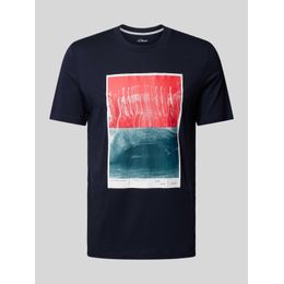 s.Oliver RED LABEL T-Shirt mit Motiv-Print Modell 'Photoprint Box'