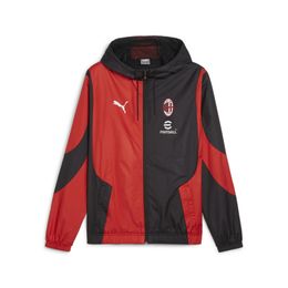 Trainingsjacke Puma "AC Milan Pre-match-Jacke Herren" Gr. L, rot (black for all time red) Herren Jacken Sportjacken