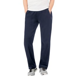 Nickihose TRIGEMA "TRIGEMA Nicky Freizeithose" Gr. S, US-Größen, blau (navy) Damen Hosen