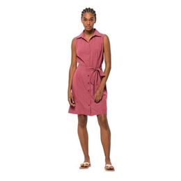 Sommerkleid Jack Wolfskin "Sonora Dress" Gr. L, N-Gr, pink (soft pink) Damen Kleider Freizeitkleider sehr leicht, feuchtigkeitsregulierend