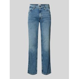 Mustang Straight Fit Jeans mit Label-Patch Modell 'TRAMPER'
