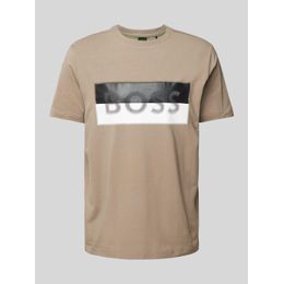 BOSS Green T-Shirt mit Label-Print