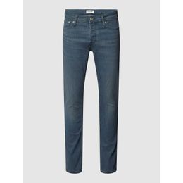 Jack & Jones Slim Fit Jeans im 5-Pocket-Design Modell 'GLENN ORIGINAL'