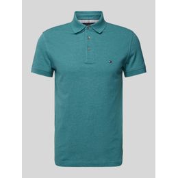 Tommy Hilfiger Slim Fit Poloshirt mit Label-Stitching