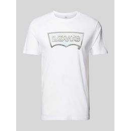 Levi's T-Shirt mit Label-Print und Rundhalsausschnitt